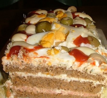 Slana torta sa tost hlebom ~ Recepti za 10