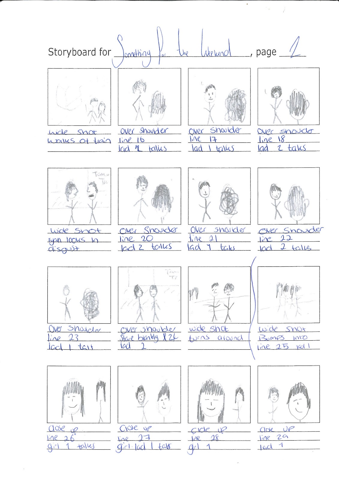 Foundation Portfolio: Storyboards