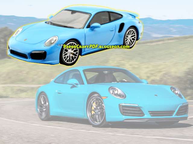Porsche 911 Carrera S Papercraft - Download PAPERCRAFT Templates