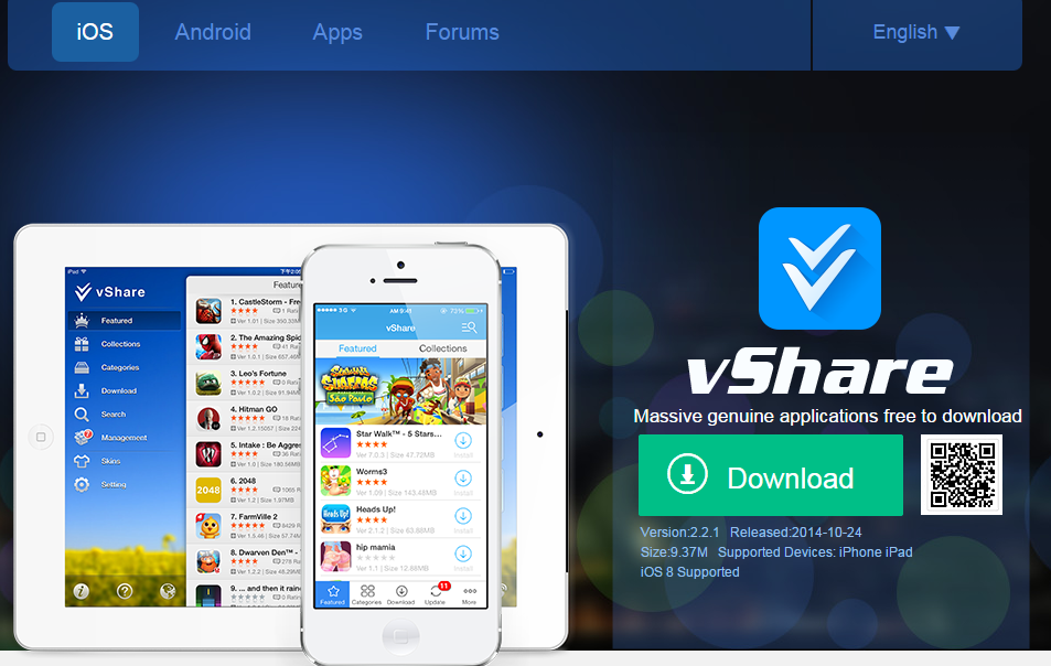 vShare Market pou Android, iPhone et iPad - Fighty Industry