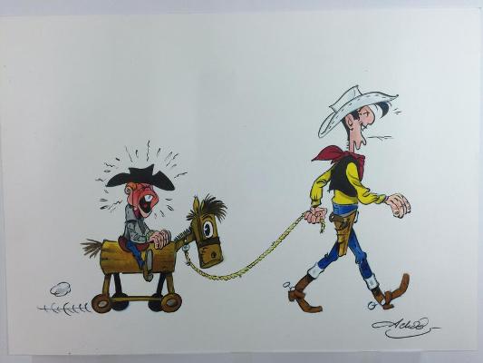 Gotham News: Exposición de Lucky Luke en el 35 Salón del Comic