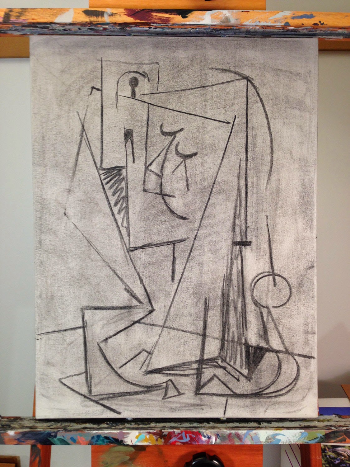 shank pile: Portrait of Chloe Drawing