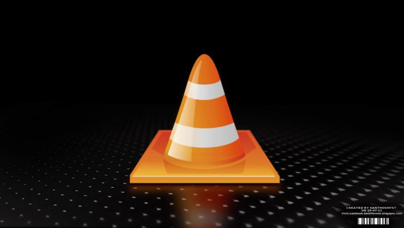 'SANTHOSH' BE DIFFERENT: VLC Logo
