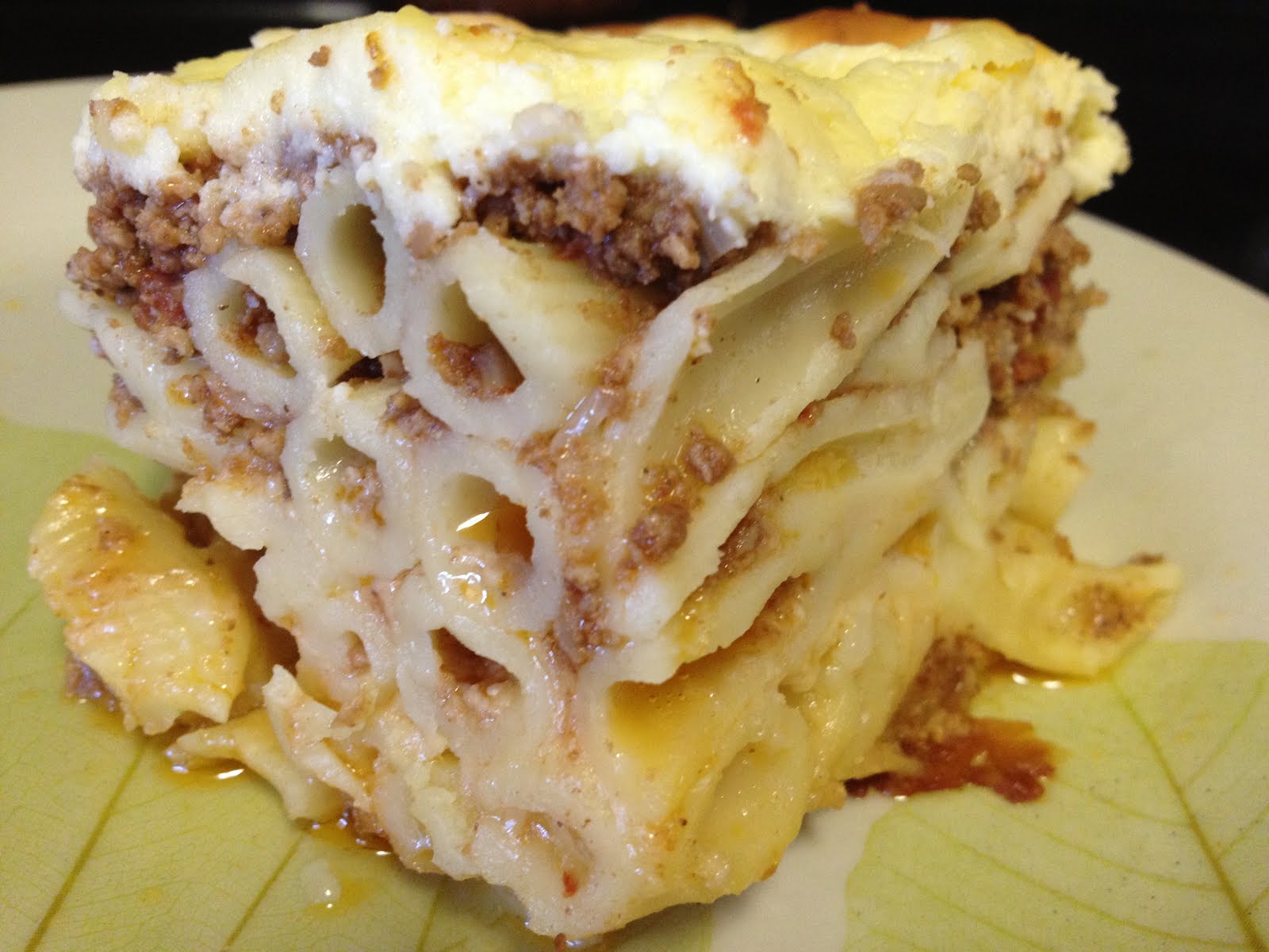 For the love of Food: Pastitsio a Greek Lasagna