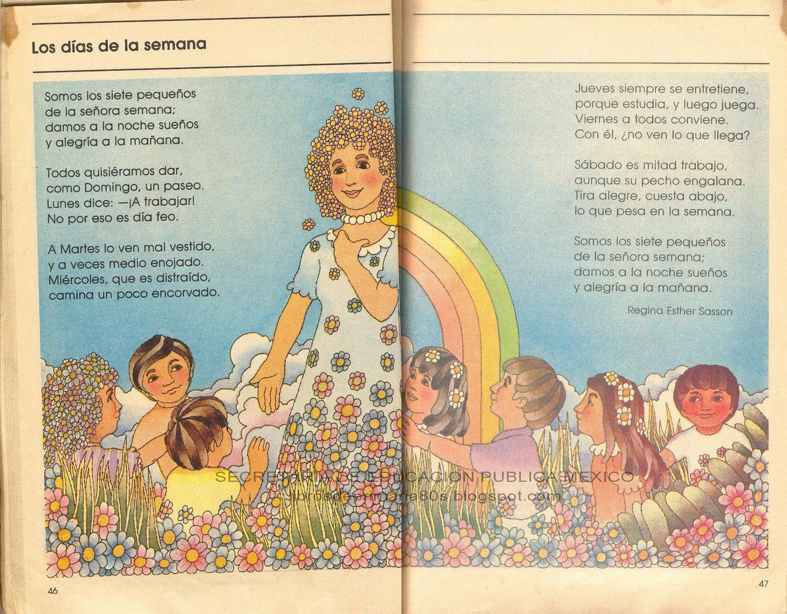 Libros de Primaria de los 80's: Los días de la semana (Mi libro de ...