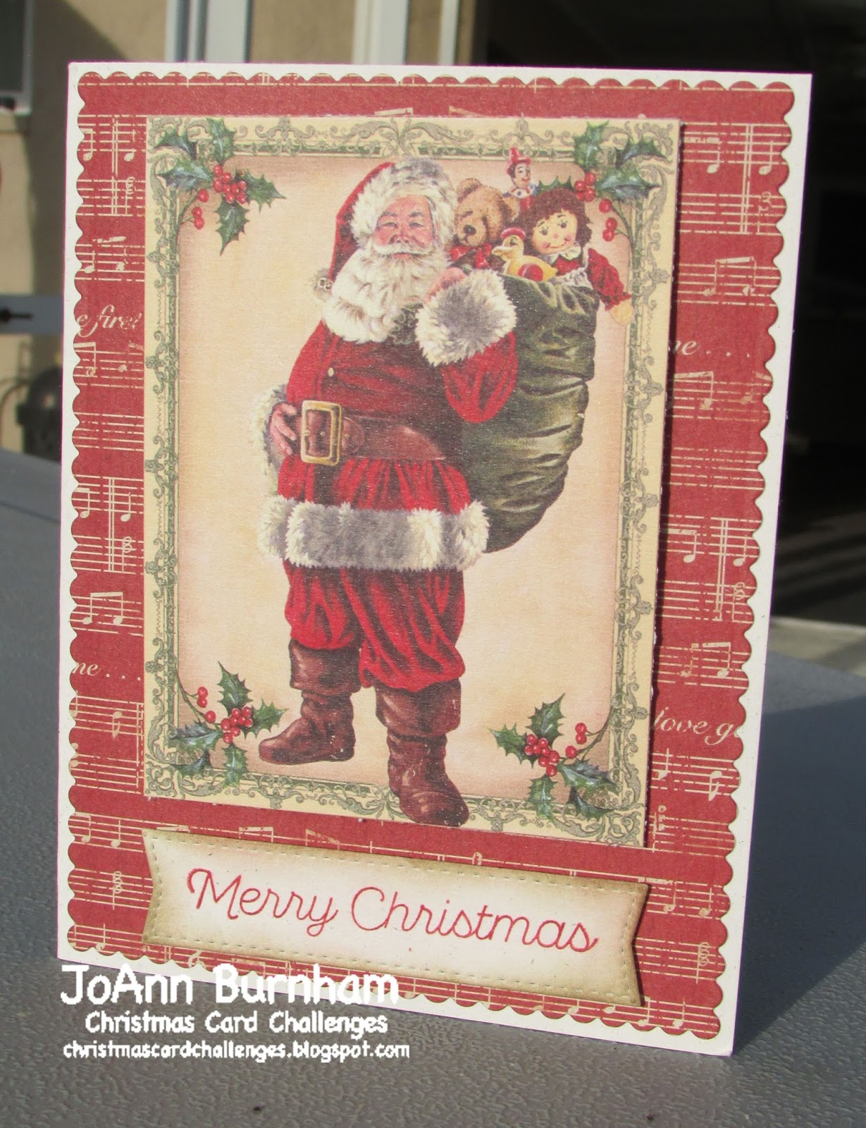 Crafty Nana's Blog: Christmas Card Challenges #46 - Photo Challenge