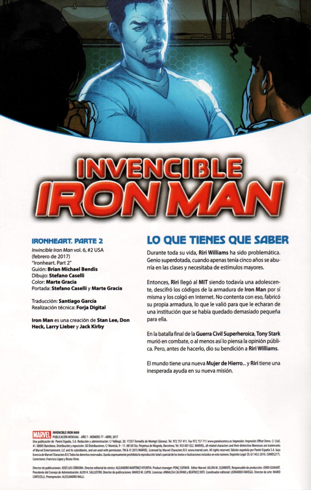 Galicia Comic: Iron Man 77 - Invencible Iron Man 2 - (Invincible Iron ...