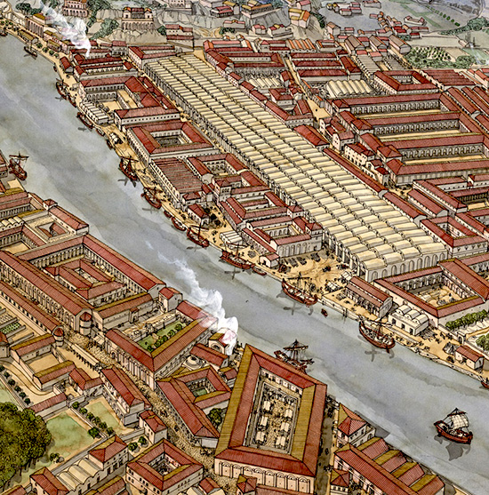 romanoimpero.com: HORREA GALBANA