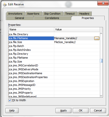 Fusion Middleware: File Transfer Based On File Size in SOA 11g