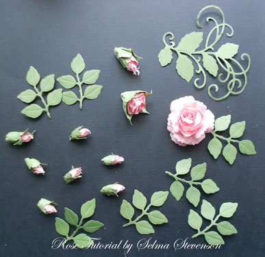 Selma's Stamping Corner and Floral Designs: Rosebud Tutorial