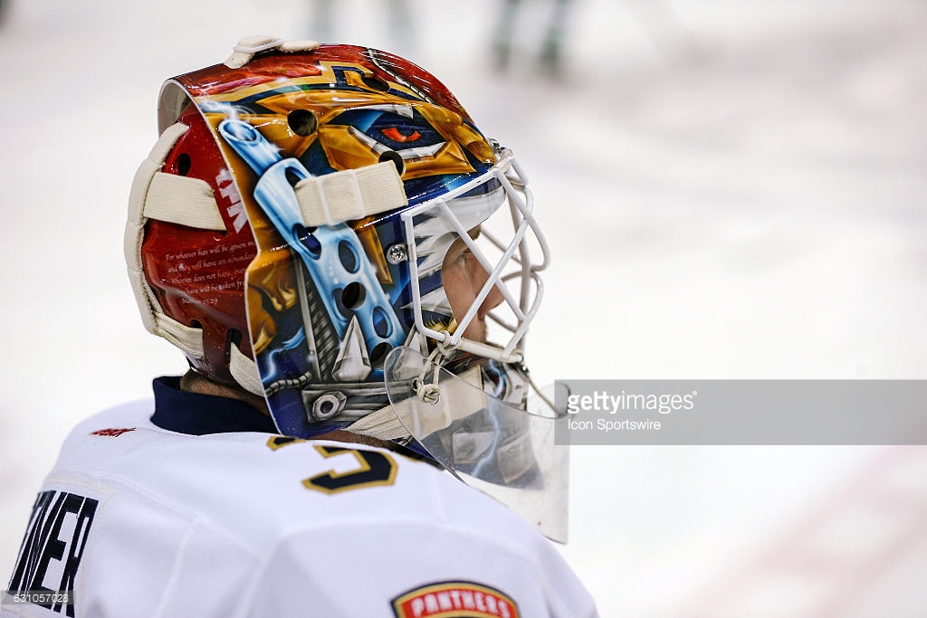 I Love Goalies!: James Reimer 2016-17 Mask