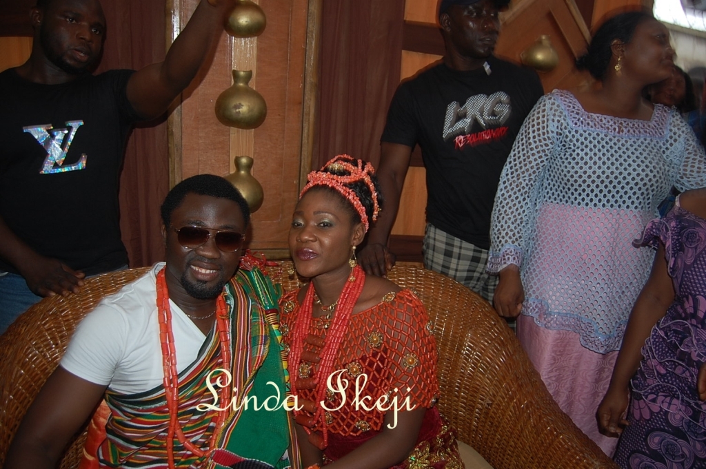 Mercy Johnson and Prince Odi's traditional wedding pics