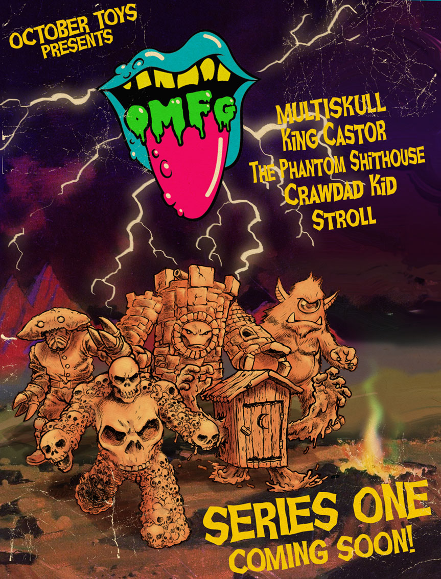 The Blot Says...: Help Fund OMFG! Mini Figure Series 1 by October Toys ...