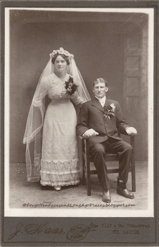 Forgotten Faces and Long Ago Places: Wedding Wednesday - Young 1900's ...