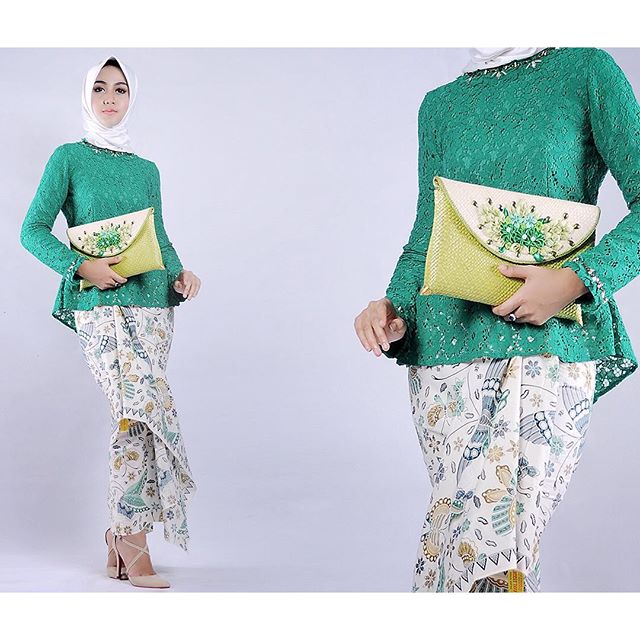 Model Rok Kebaya Kain Songket Panjang Modern - Seputar Model