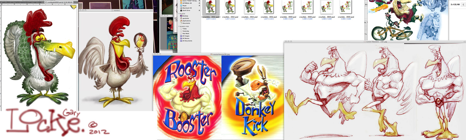 THOSE BOWLING IGUANAS: GEEZER--ROOSTER