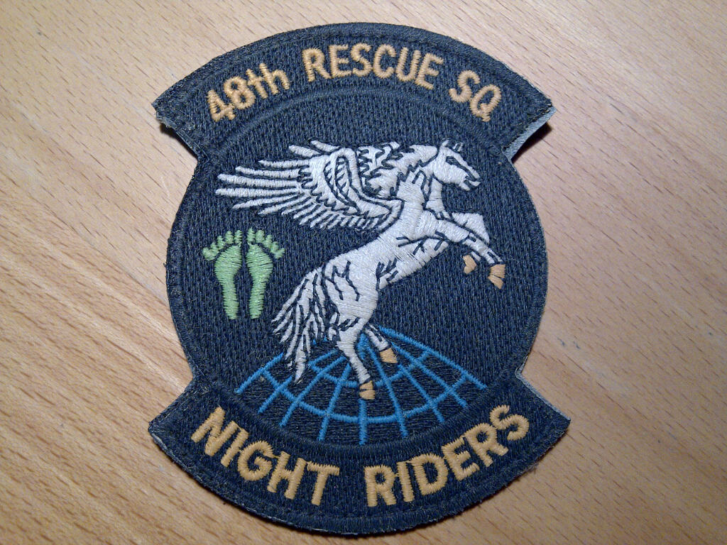 THE USAF RESCUE COLLECTION: USAF 48th RQS / Night Riders ACU Version Patch