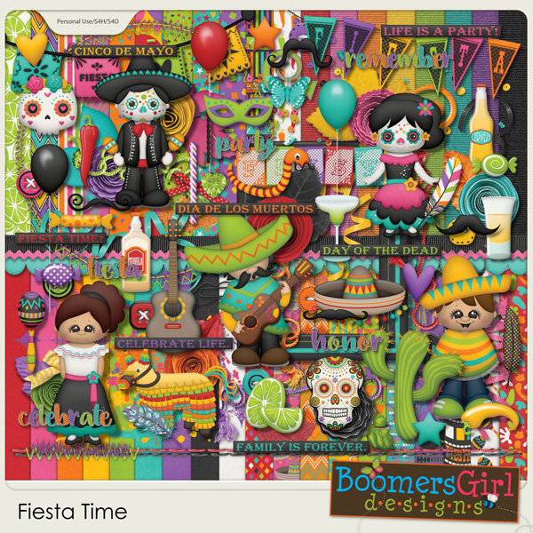 BoomersGirl Designs: "Fiesta Time" Digital Kit