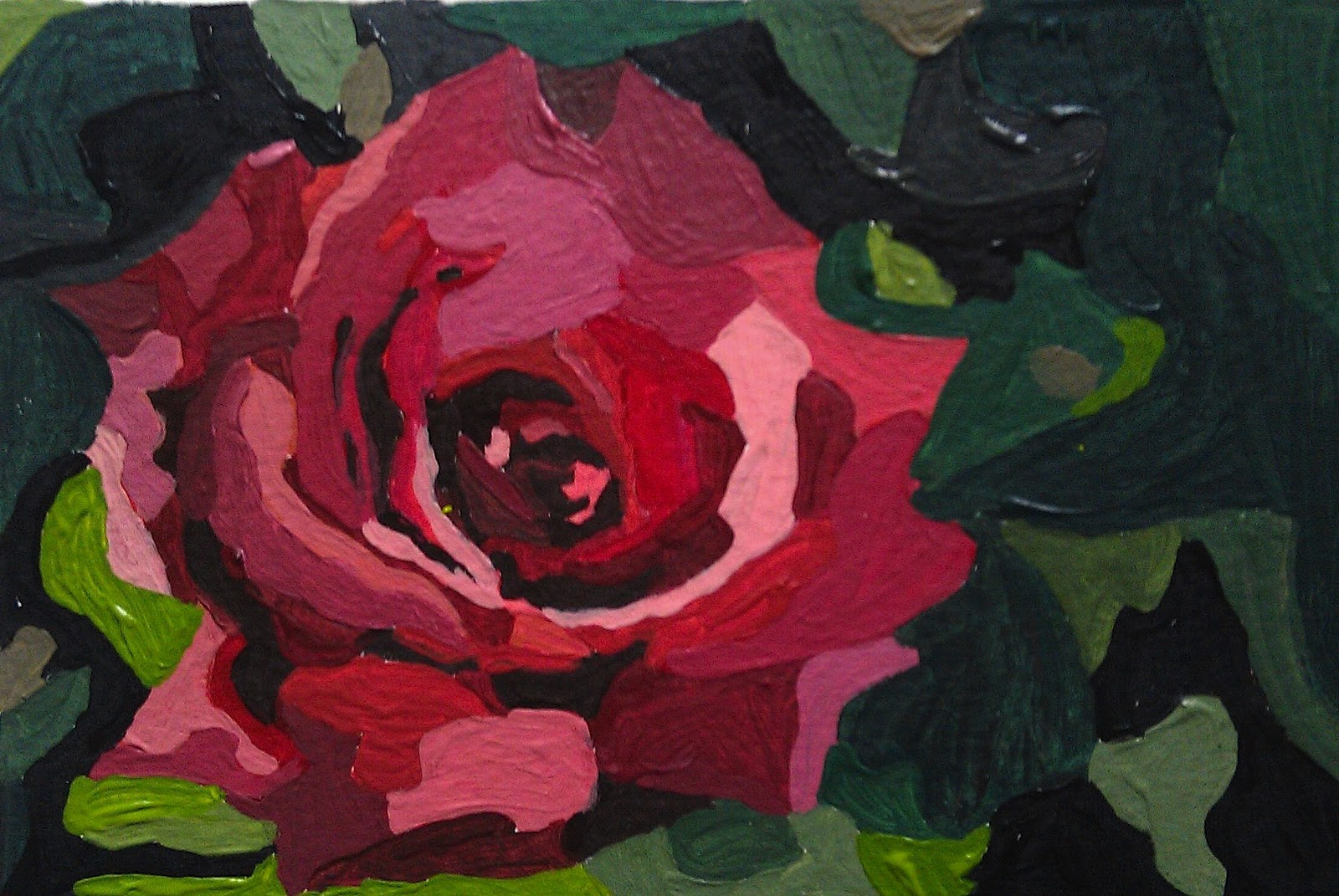 The Running Paintbrush: The Camo-Rose