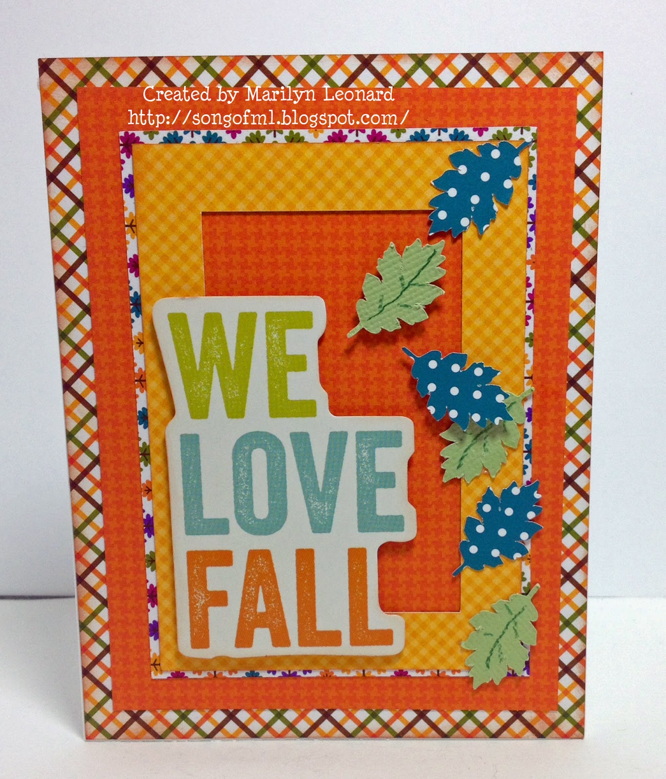 ~ Marilyn's Crafts ~: SBC October Card Kit