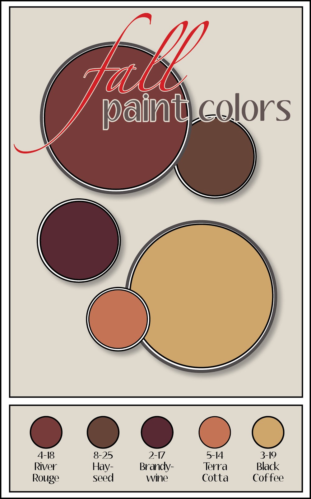 the copper coconut: Fall Paint Colors