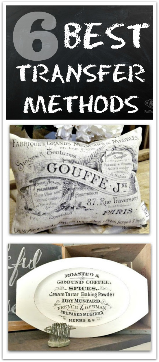 Six Transfer Methods for Your Next Project