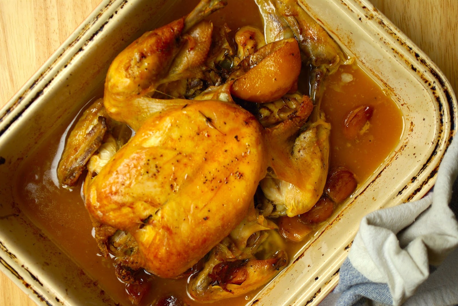 8 hour roast chicken, stir fried greens and brown rice – Mrs Rachel Brady