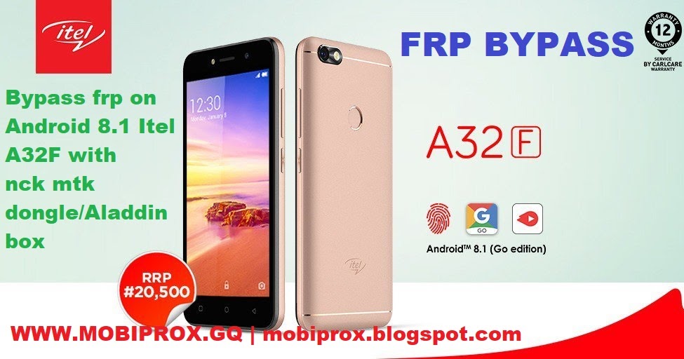 ITEL A32F FRP BYPASSING FAST AND EASY GUIDE | MOBIPROX