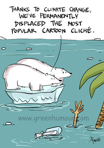 Green Humour: The Polar Bear Cartoon Cliche