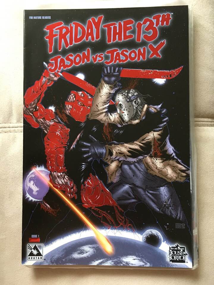 POP CULTURE SHOP: FRIDAY THE 13TH JASON VS JASON X #1 RED FOIL COMIC ...