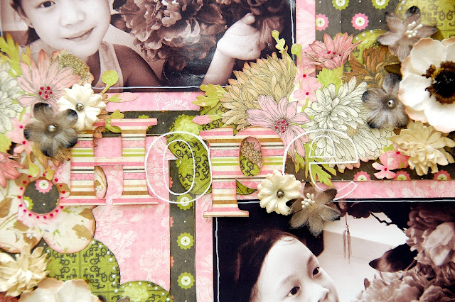 Scrapperlicious: Hope Layout with Acrylic Frame