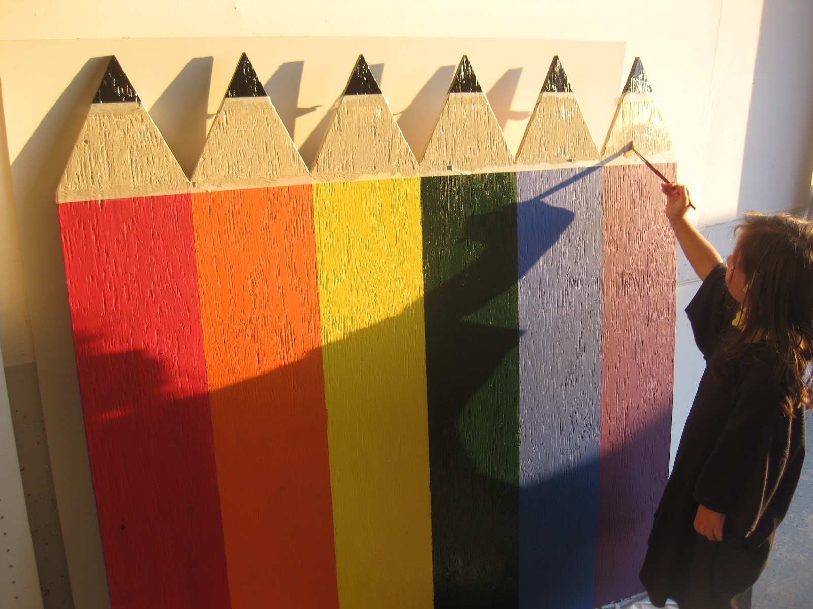 Classroom Pencil Crayon Fence D.I.Y. | Mrs. Albanese's Kindergarten Class