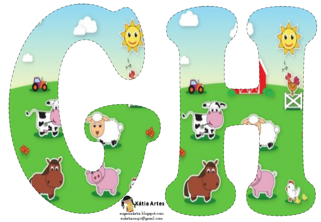 Alfabeto de la Granja. - Oh my Alfabetos!