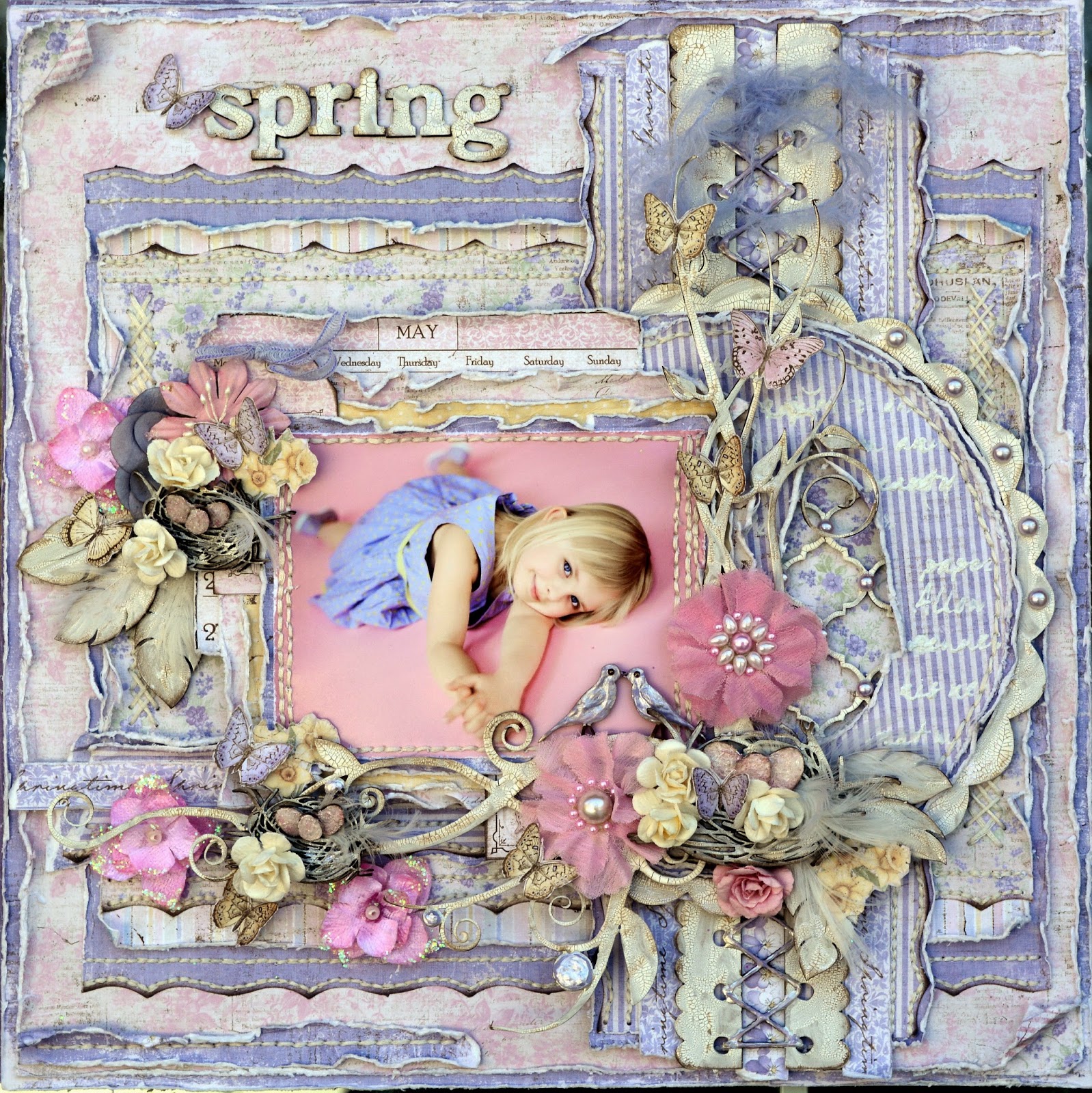 Life's little Embellishments: Spring***Maja Design April Mood Board****