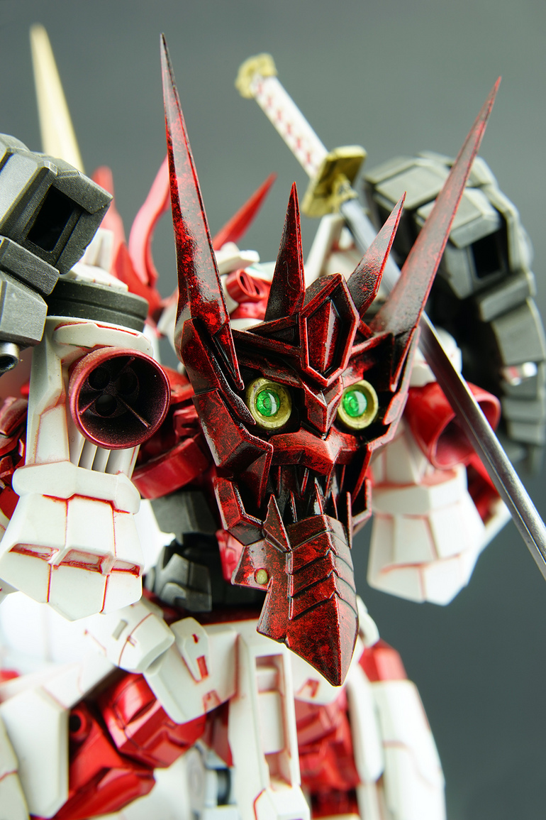 Painted Build: HGBF 1/144 Sengoku Astray Gundam + Fuunsaiki