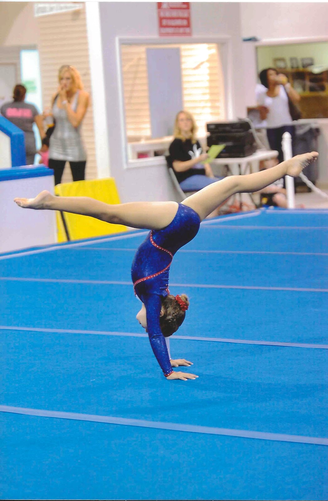 Helms Family Blog: Triniti District Gymnastics Meet