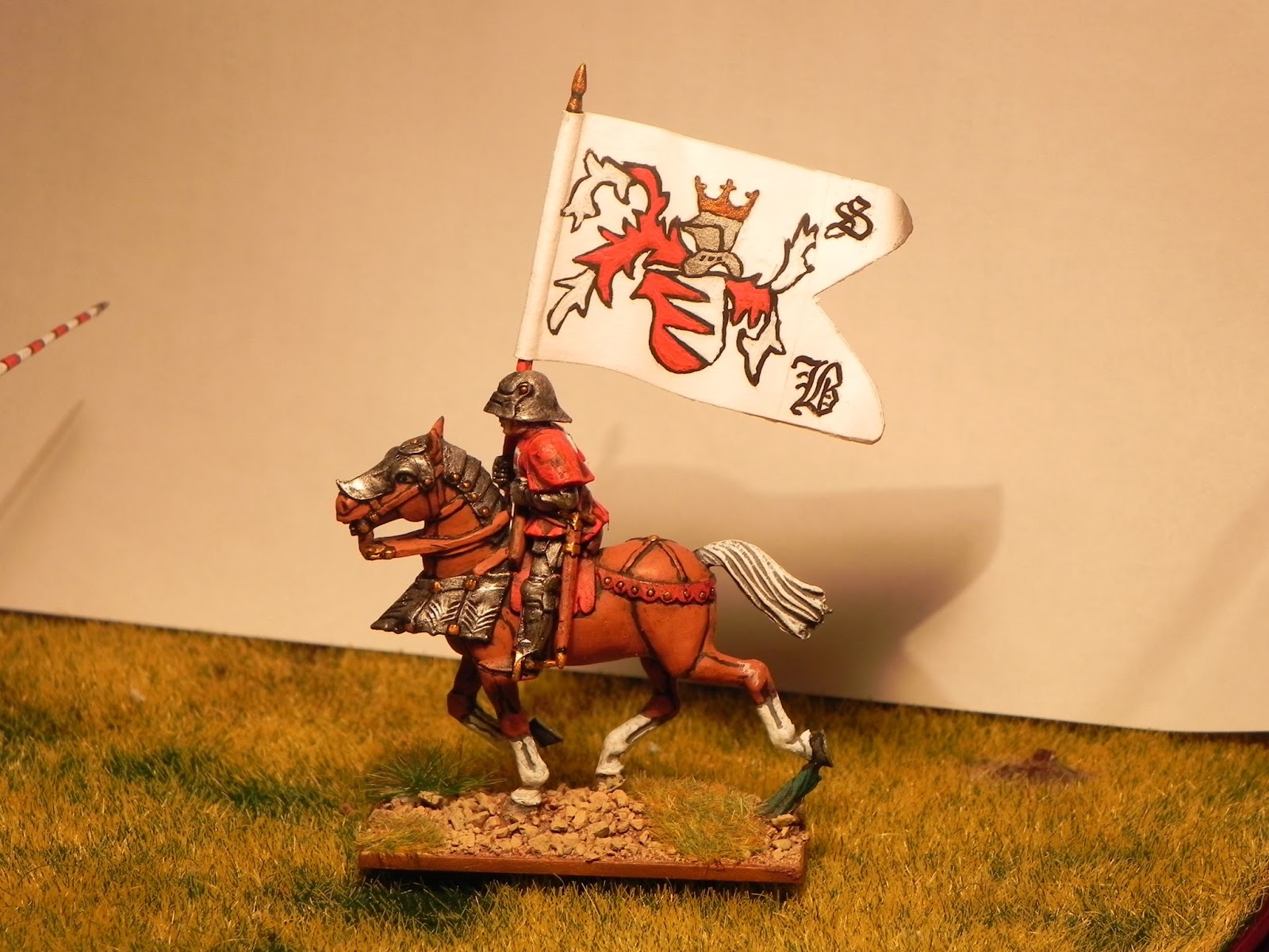 Arma Virumque Cano: Baronial banderium - finished unit