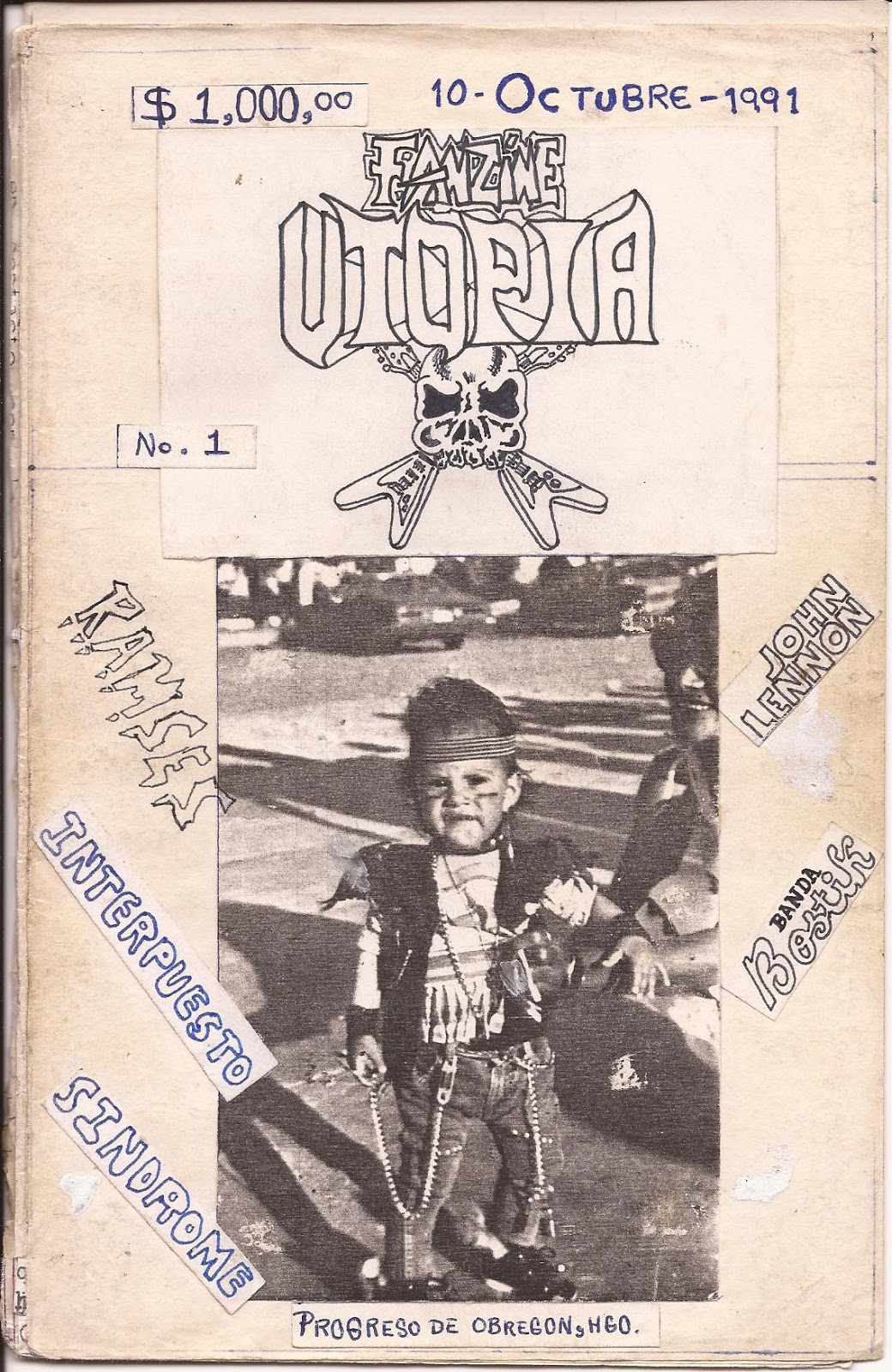 Fanzine Utopia: Portadas de los fanzines