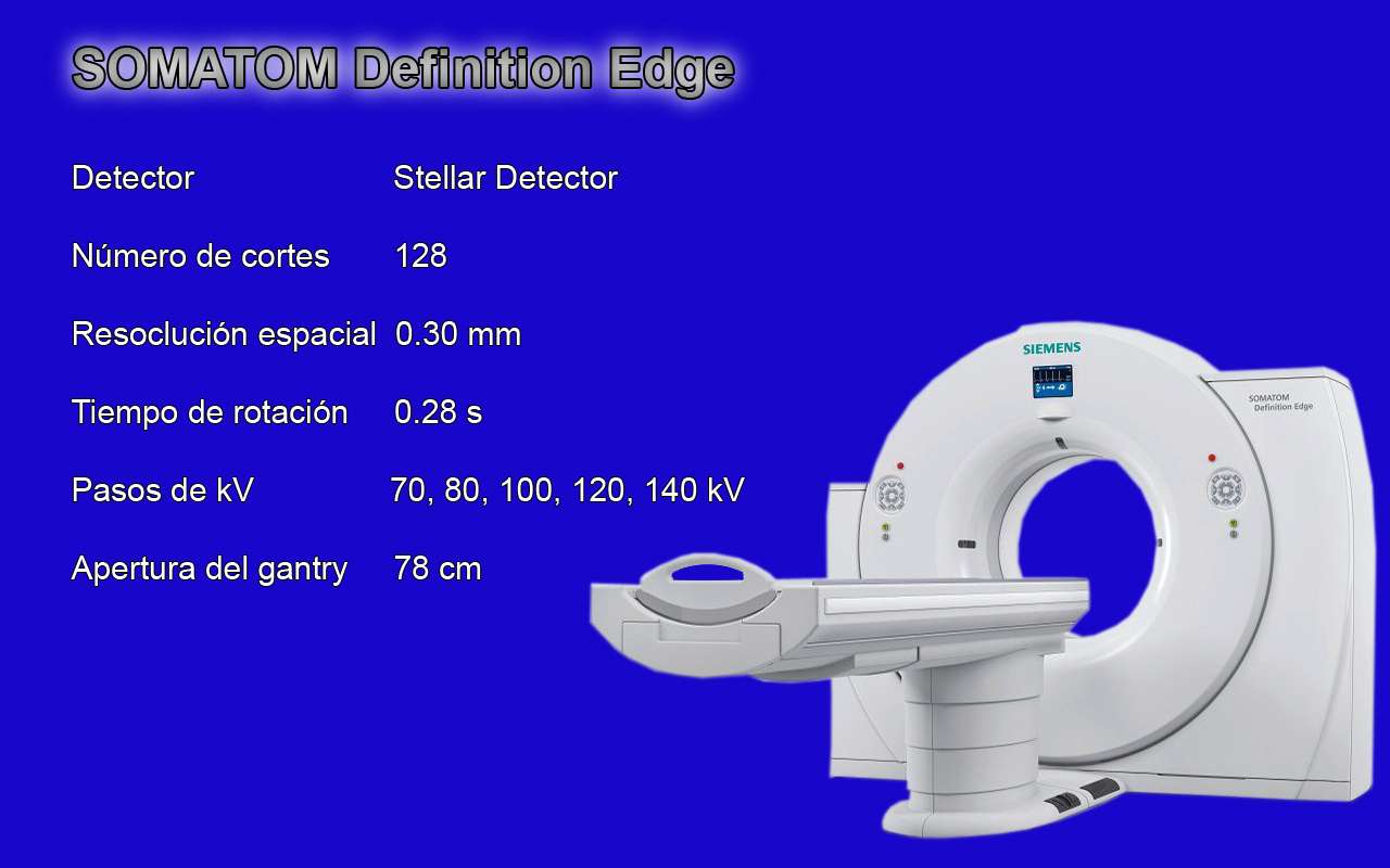 Tomografía Computada para estudiantes.: SOMATOM Definition Edge
