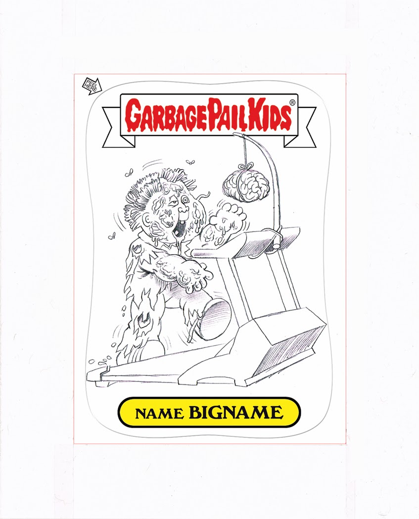 BRENT ENGSTROM'S BLOG: 2014 series 1 Garbage Pail Kids concept drawings