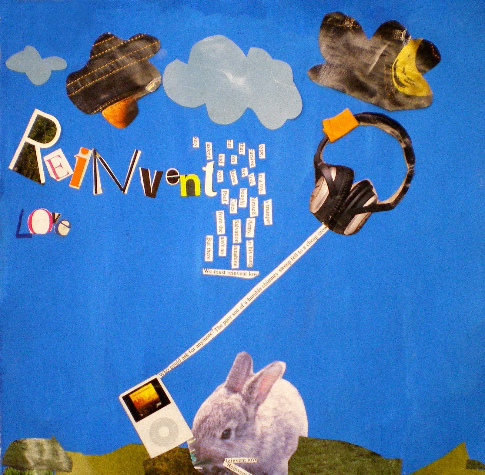 Studio Art with Ms. Hopenwasser: Mixed Media Collage Inspired by Music