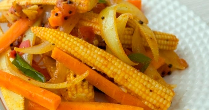 Cantinho Vegetariano: Mini Milho e Cenoura com Gengibre e Especiarias ...