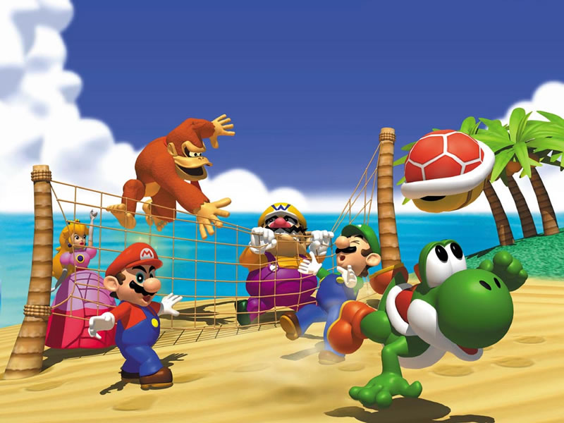 Toon Pictures: Mario Beach