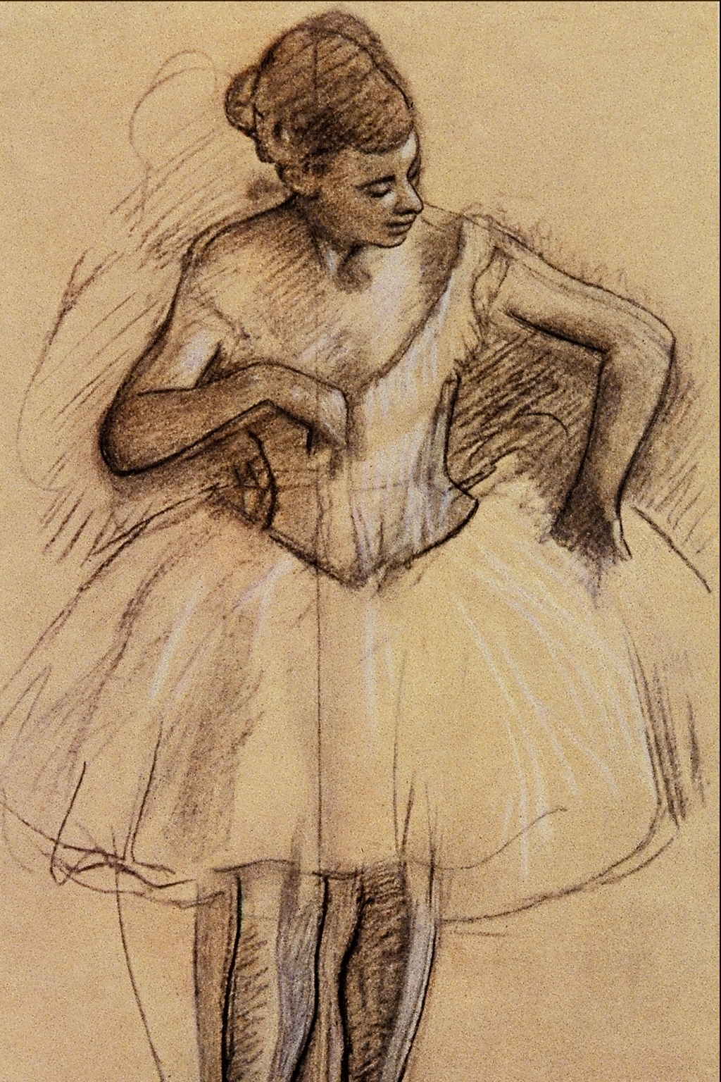 Edgar Degas, Ballet Dancer | Edgar degas, Degas drawings, Edgar degas art