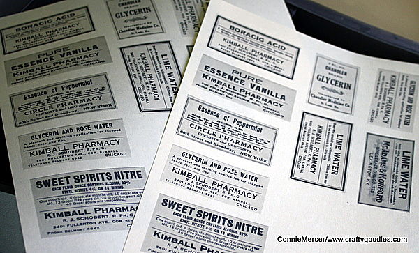 crafty goodies: Re~production labels