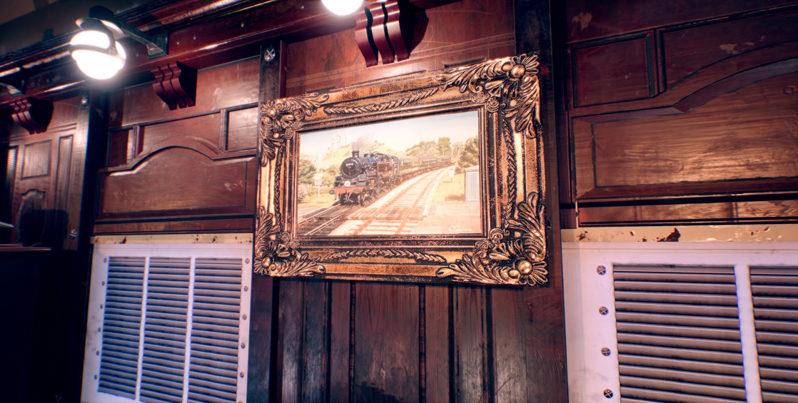 Great Western train interior environment UE4 by Adam Kenyon | Computer ...