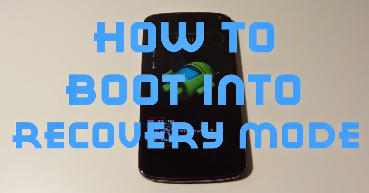 Recovery For All Problem: How to Correctly Enter Recovery Mode on ...