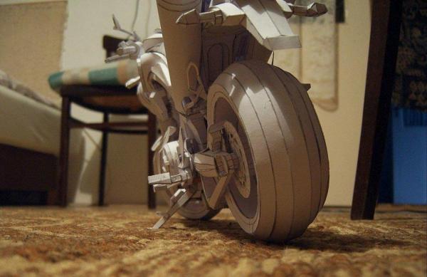 Beautiful Yamaha Motorbike Paper Origami - BindasFriends
