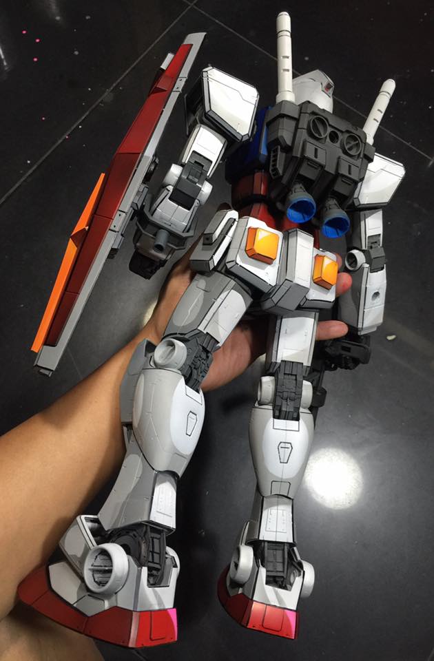 Custom Build: Mega Size RX-78-2 Gundam [Anime Art Paint Job]