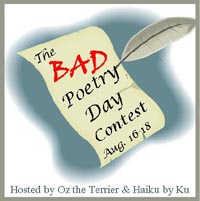 The Bad Poetry Day Contest | Oz the Terrier - Lifestyle Dog Blog